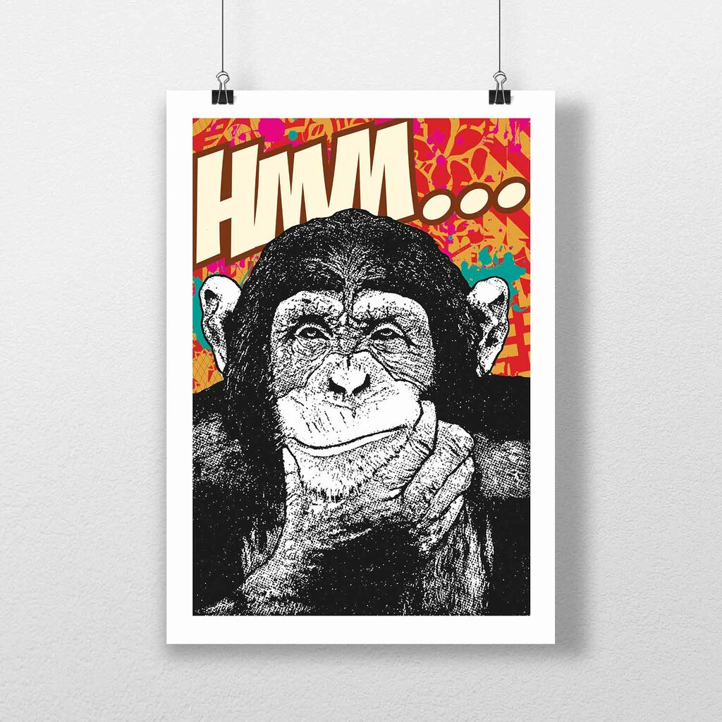 Poster - Monkey Bizz - studiodaboo.com